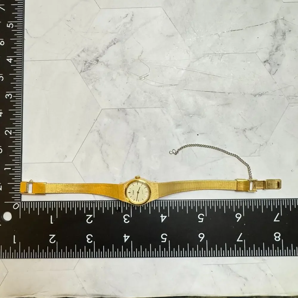 Pulsar | Accessories | Vintage Pulsar Womens Watch Y580059 Gold Tone ...